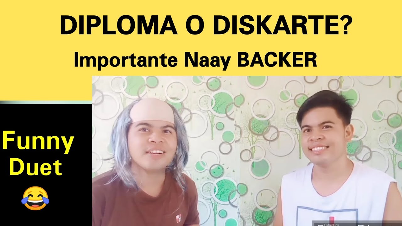 Diploma O Diskarte? BACKER 😂 - YouTube
