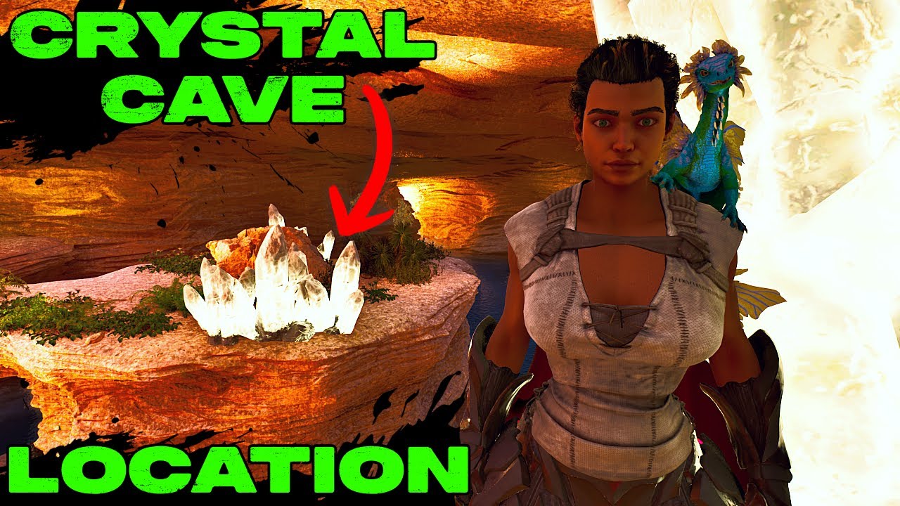 Crystal Cave Location on Ragnarok in Ark Survival Ascended!!! - YouTube