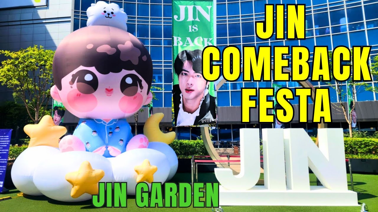 [4K] BTS JIN FESTA🍀JIN GARDEN in Seoul Korea💜 💜#jin #bts #army - YouTube