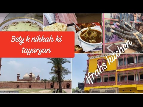 Bety Kay nikkah ki tayaryan || sight search for nikkah photoshoot ...