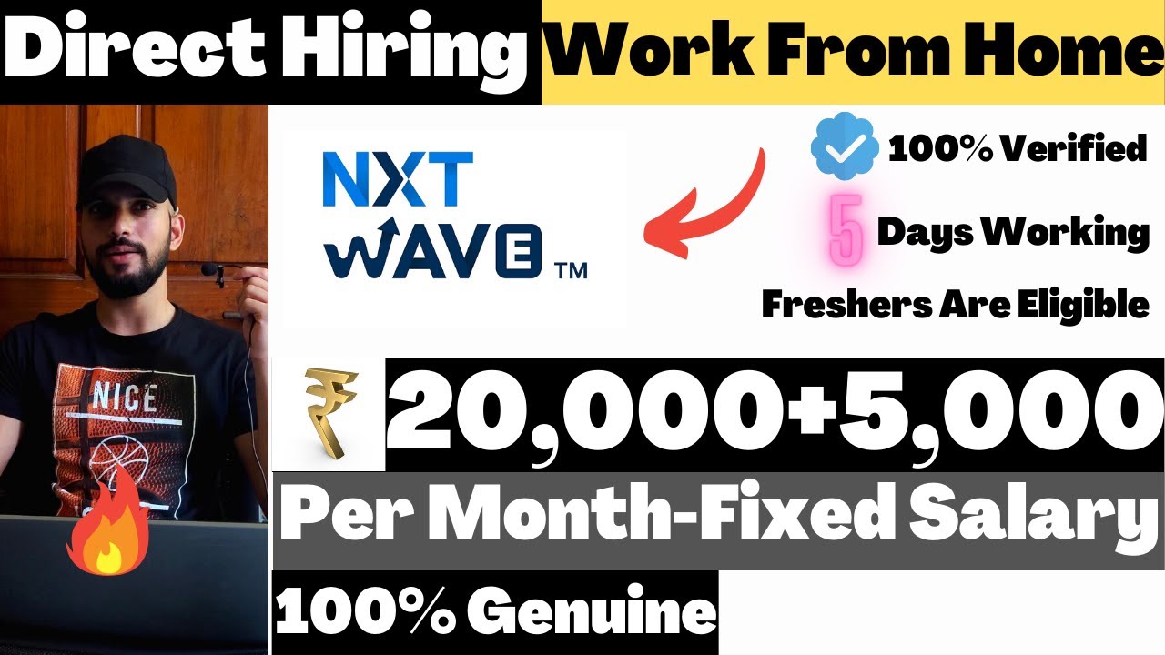NXT wave Work From Home Job - YouTube