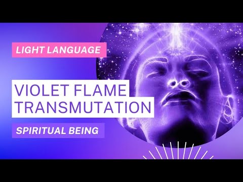 LIGHT LANGUAGE 🔥 VIOLET FLAME TRANSMUTATION#lightlanguage#archangel #zadkiel#stgermain#reiki# ...
