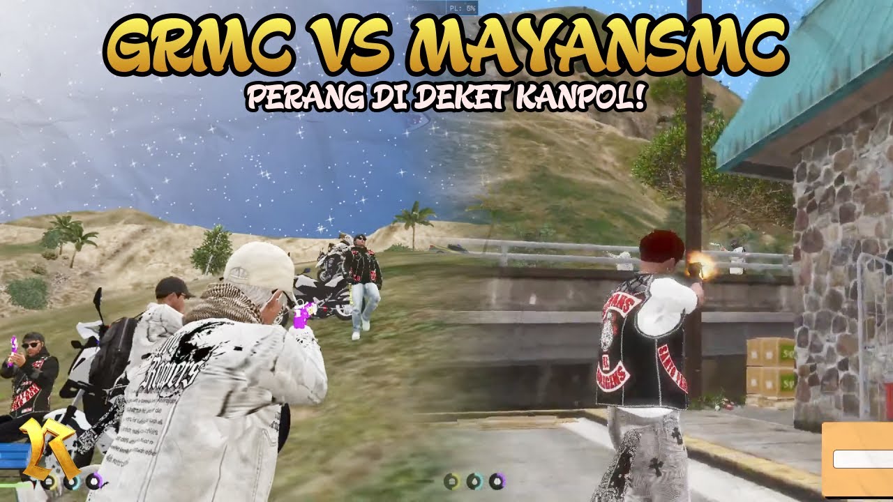 GRMC VS MAYANSMC - PERANG DI DEKET KANPOL!! #riserp - YouTube
