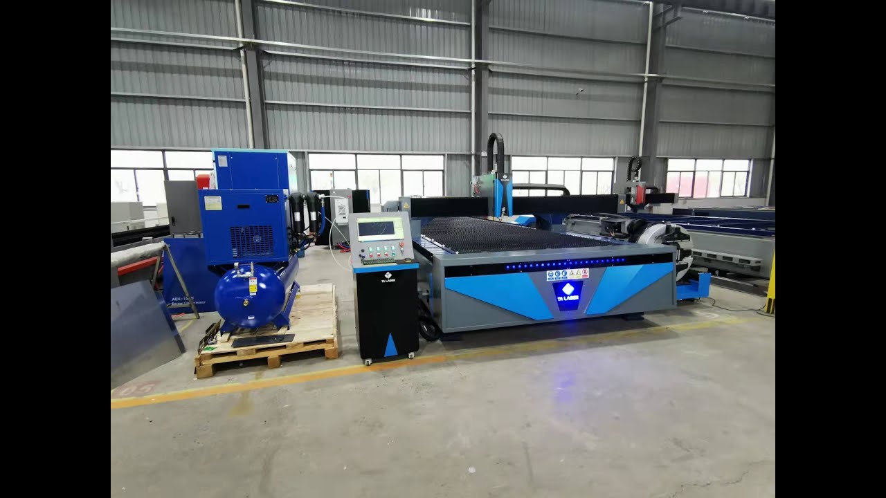 TA-FLS6020-T60-C360-3000W Laser Cutting Machine - YouTube