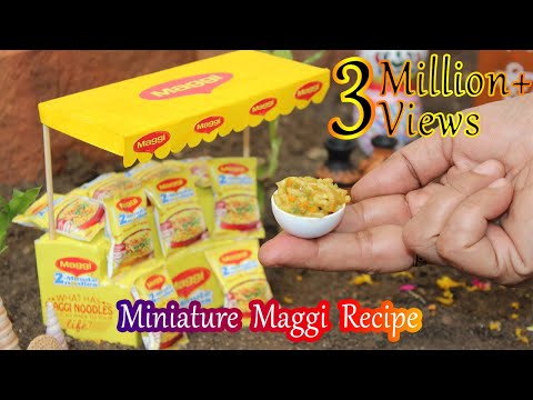 MINIATURE MAGGI RECIPE - TINY FOODS - MINIATURE COOKING - MINI FOODS - MMF E#10