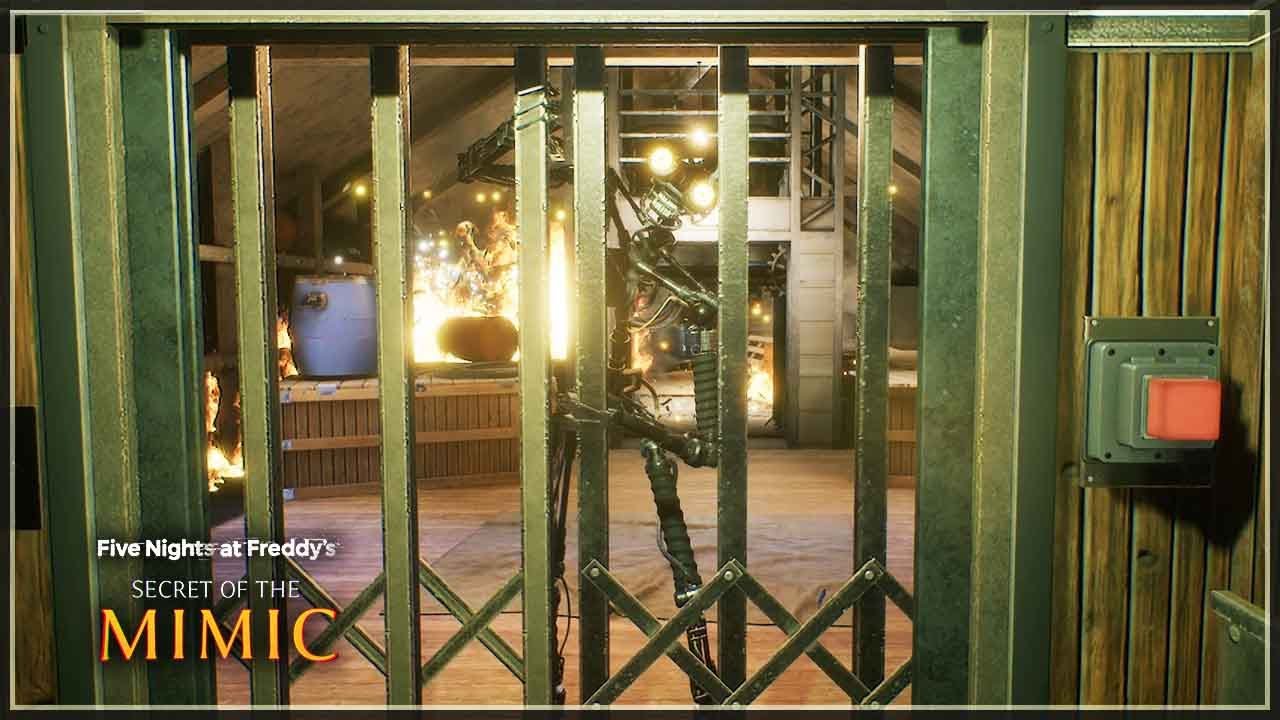 Mimic Chase Full Scene FNAF Secret of The Mimic - YouTube
