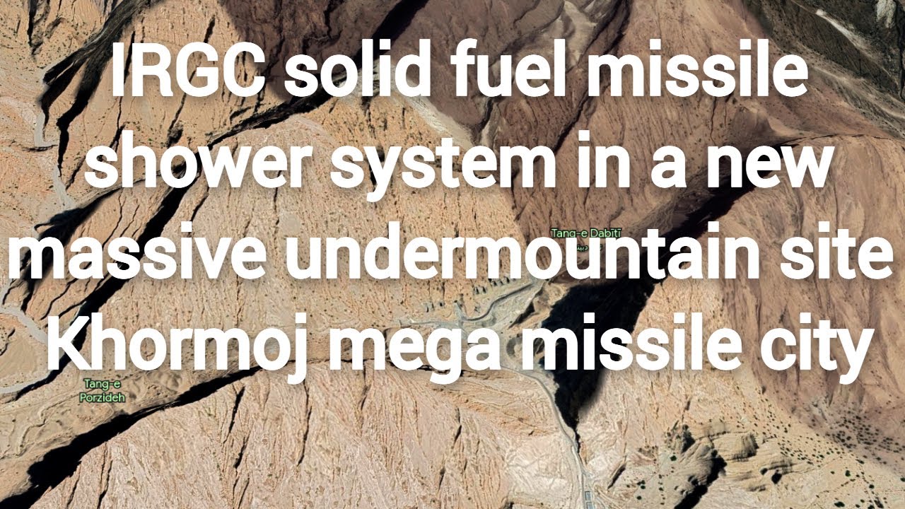 Non-stop solid fuel missile magazine in the Khormoj missile metropolis ...