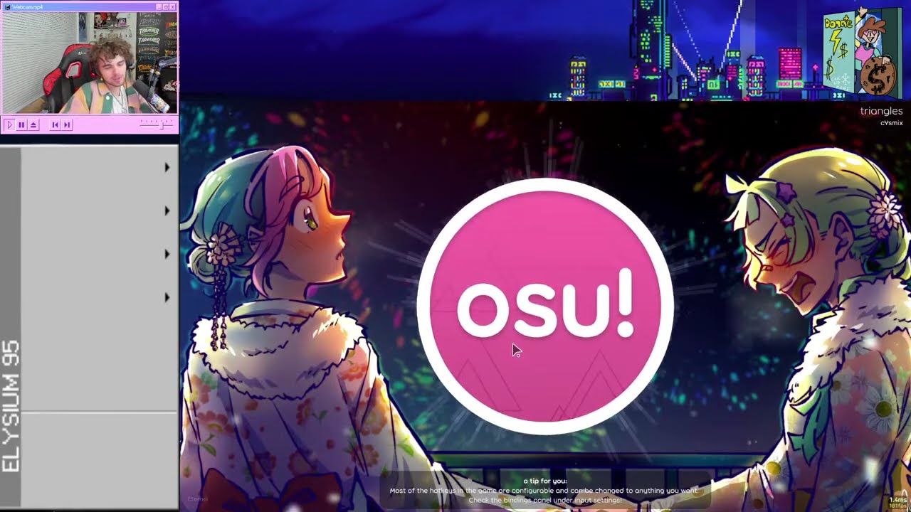 Chill stream, maybe osu and more + it snowed in atl to day which is ...