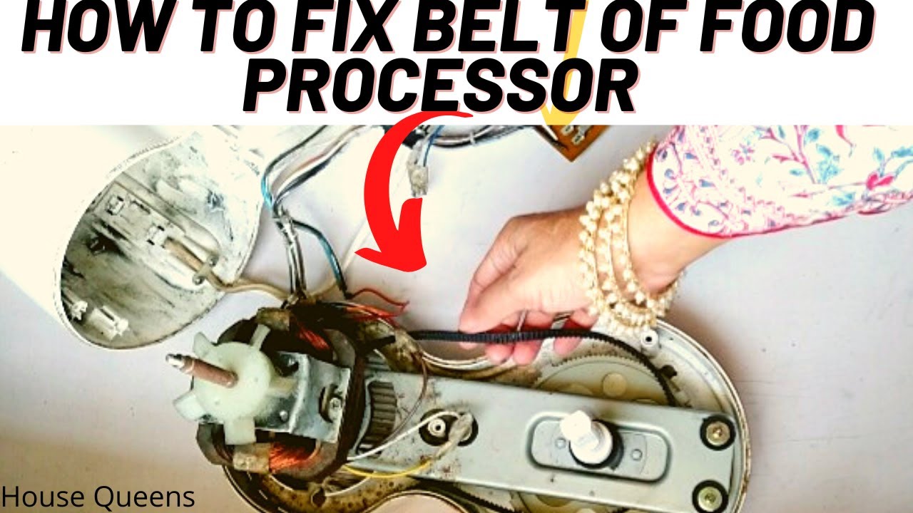 How To fix A Food Processor||how to change belt of mixer very very easy ...