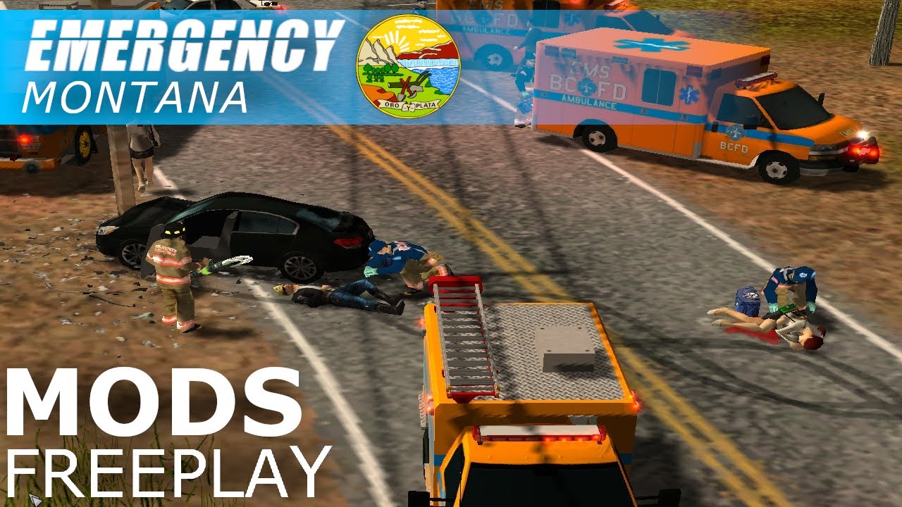 EMERGENCY 4 MODS/ Montana Mod 2.5 #55: Waldbrand! [Gameplay/ no ...
