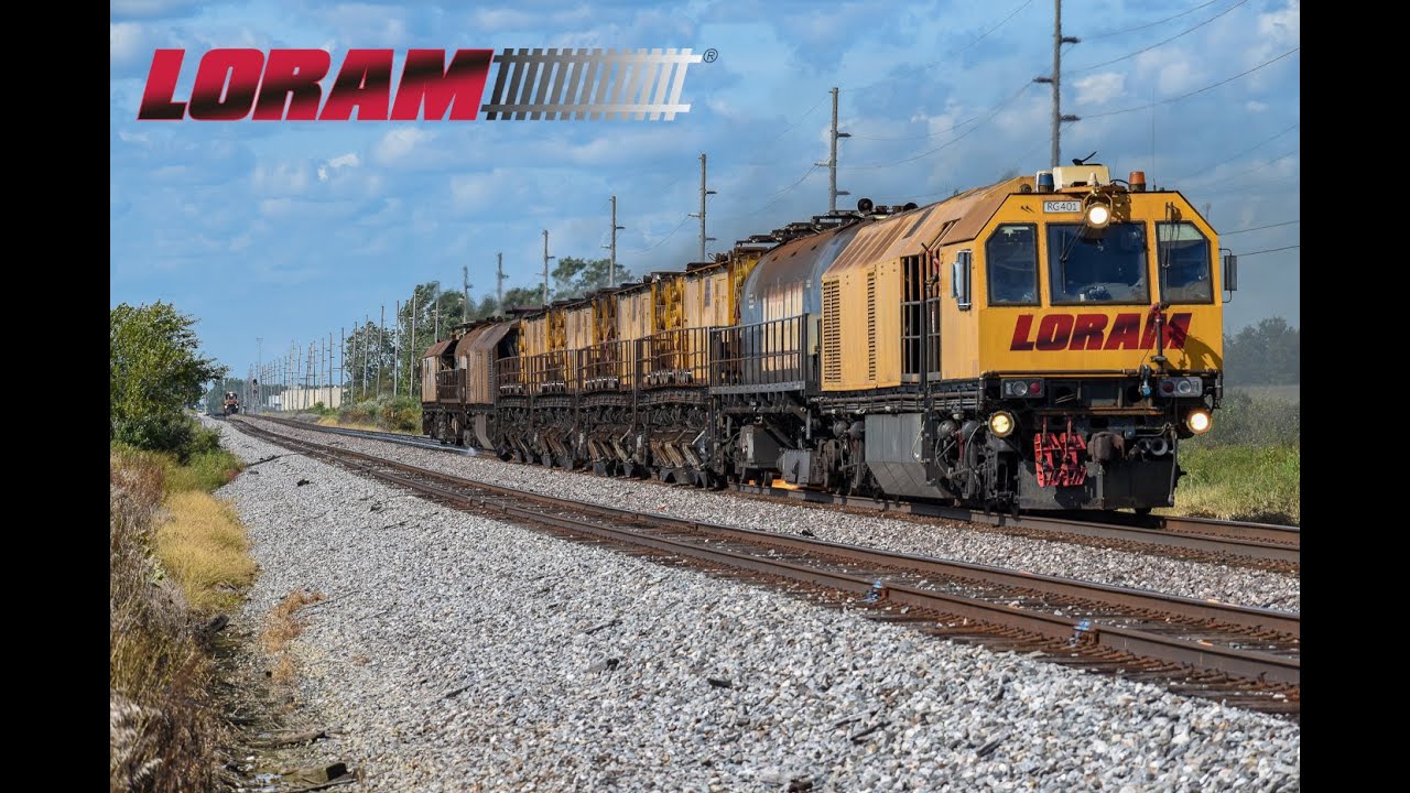 Railgrinders: Loram Equipment grinds the main at Kingsland on the NS ...