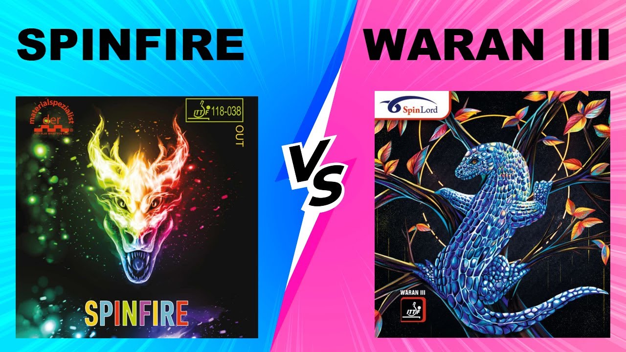 Der Materialspezialist Spinfire VS SpinLord Waran III Short Pimple Table Tennis Rubber ...