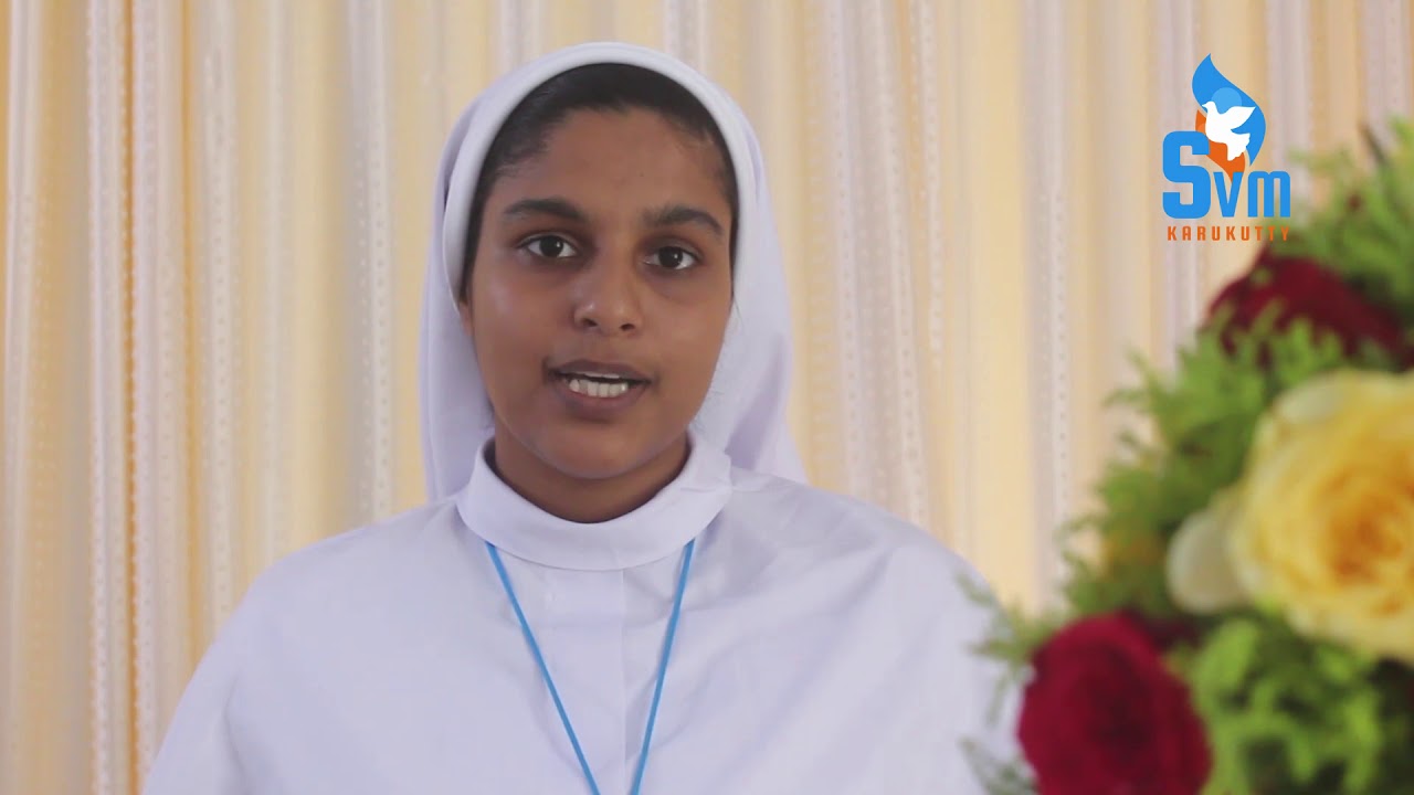 SVM Spiritual Talk Sr Mary Metilda S A B S ക്ഷമയിലൂടെ ഉള്ള സ്നേഹം - YouTube