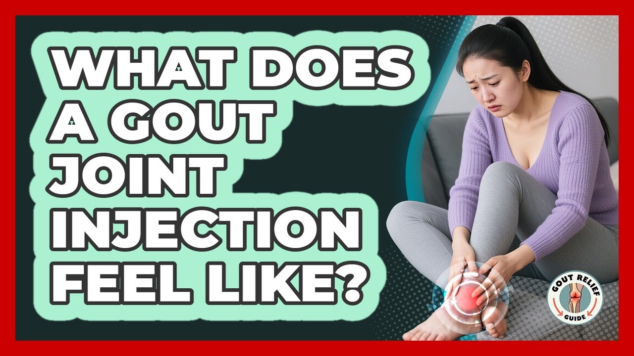 What Does A Gout Joint Injection Feel Like? - Gout Relief Guide - YouTube