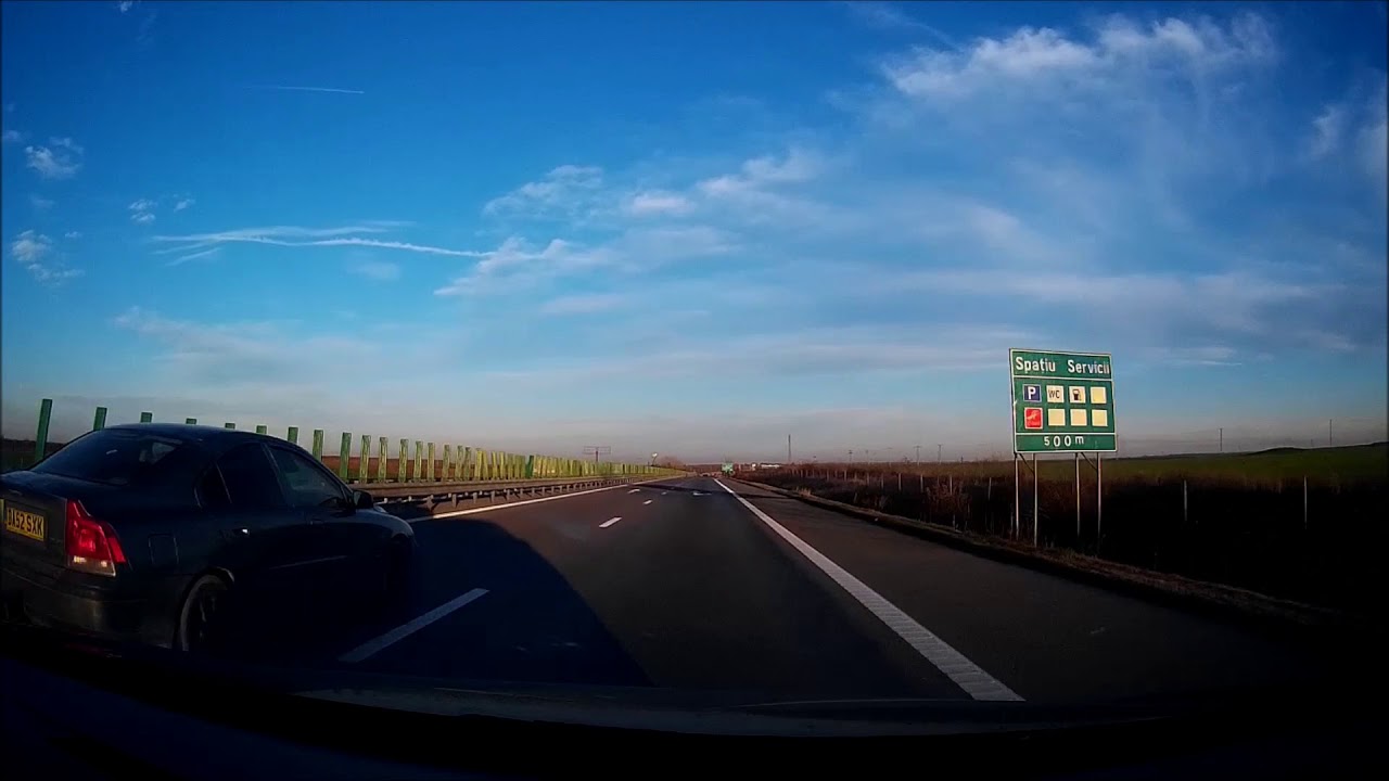 From Bucuresti to Chiciu (Bac Calarasi) - Romania (9.12.2017) speed 8x ...