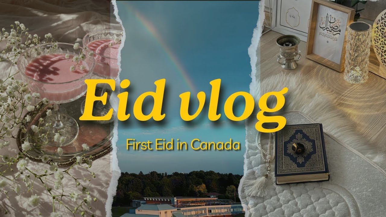 Our First Eid in Canada 🥰🇨🇦 | Celebrated Eid beautifully 🔥| Saima and ...