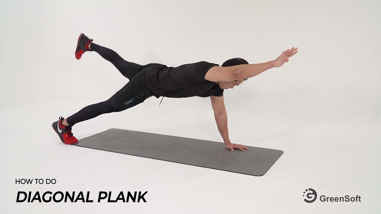 How to do: DIAGONAL PLANK - YouTube