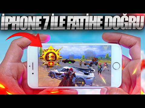 iPHONE 7 İLE FATİHE KASIYORUZ | RANK KASMA TAKTİKLERİ | PUBG MOBİLE
