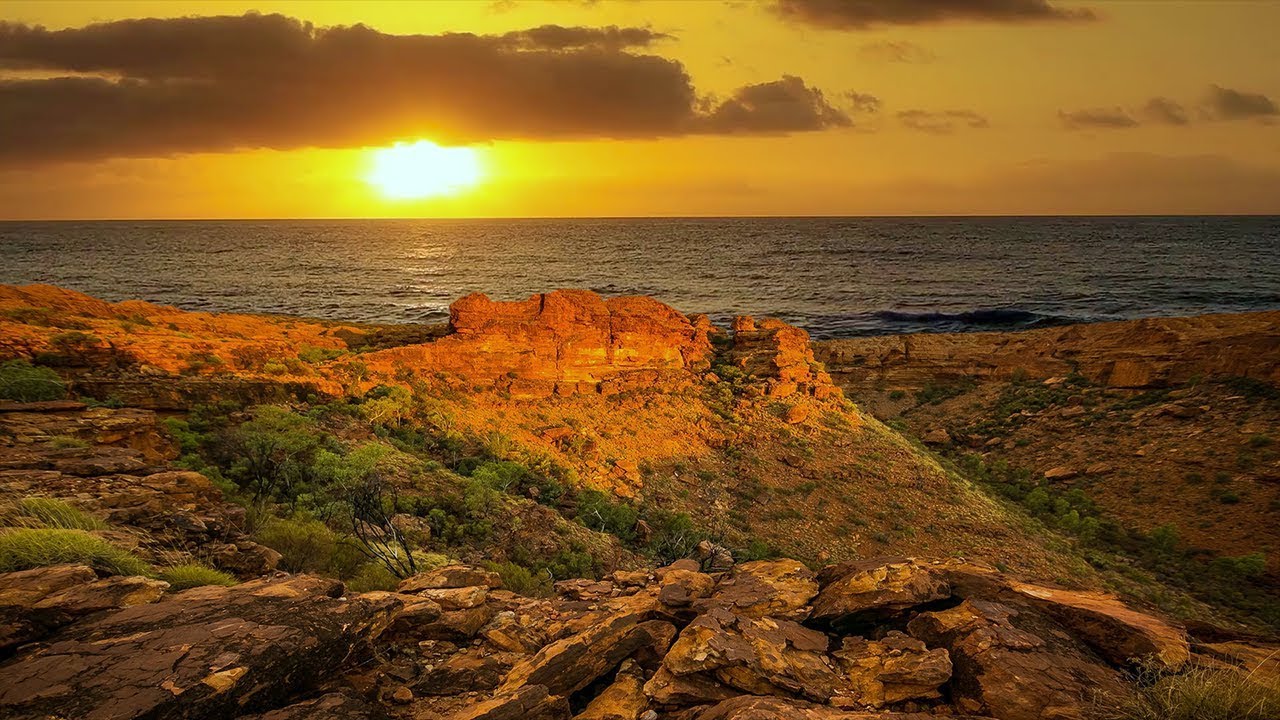 Beautiful Piano Music: Peaceful Sunset, Ocean Waves, Relaxing, Calming ...