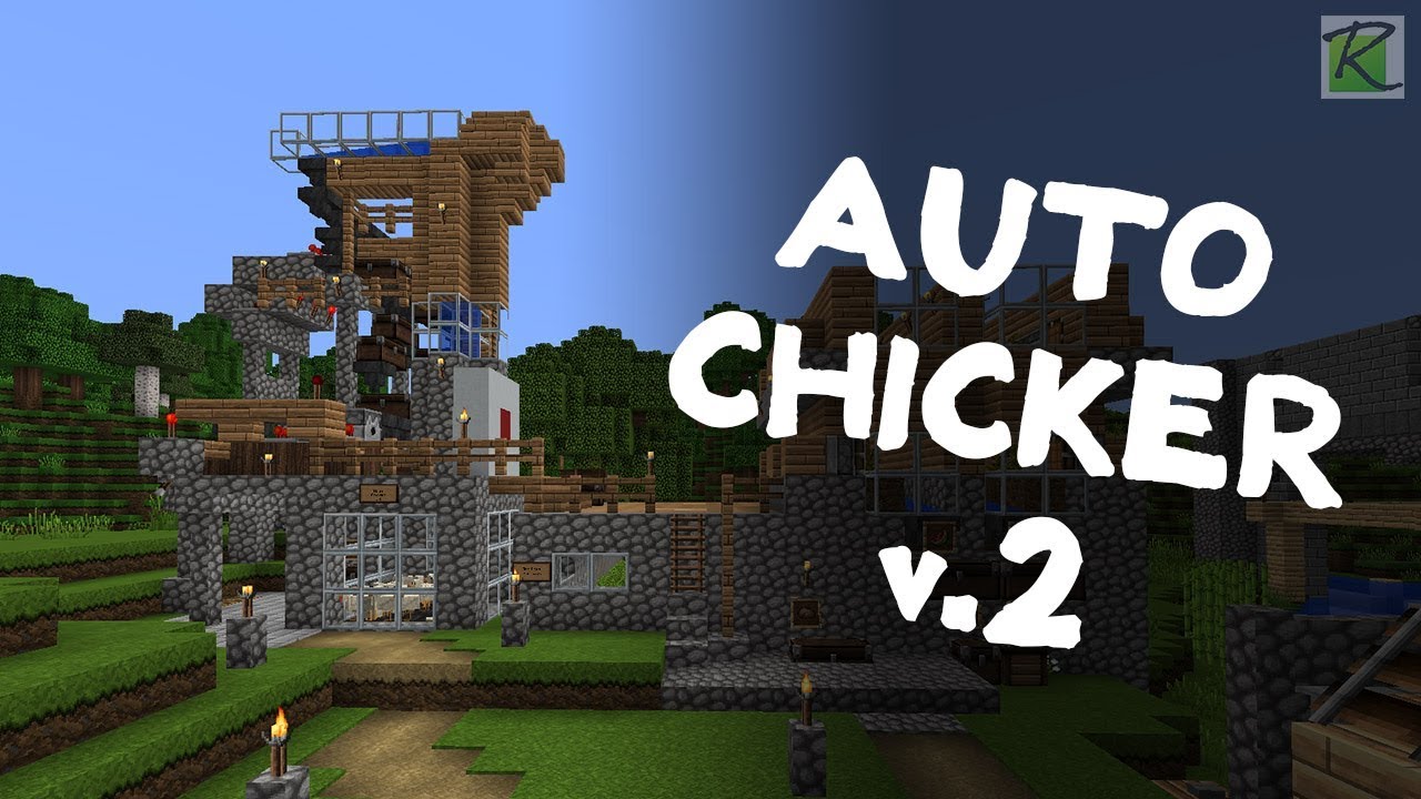 Minecraft: Automatic Chicken Breeder "Auto Chicker version 2" - YouTube