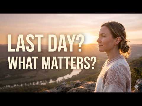 Treat Each Day Like Your Last Day And Live for the First Time! - YouTube