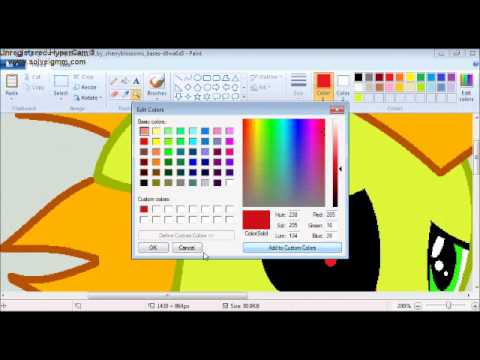 mlp base speedpaint rainbowbrony loom exe - YouTube