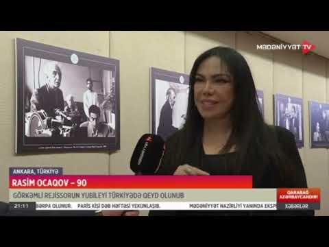 Rasim Ocaqov - 90. Görkəmli rejissorun yubileyi Türkiyədə qeyd olunub (Mədəniyyət TV, 22.01.2024)