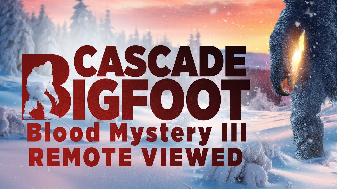 CASCADE BIGFOOT BLOOD MYSTERY III: REMOTE VIEWED Full Bigfoot ...