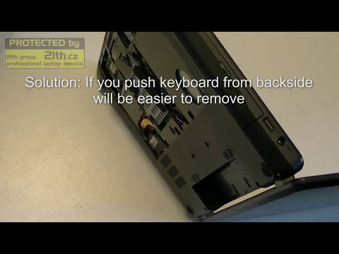 How to replace or remove keyboard on lenovo Y580 backlit