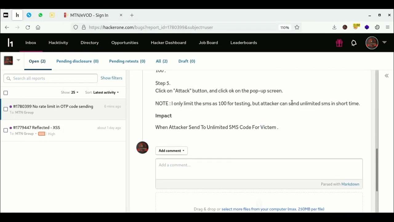 No Rate Limited With Hackerone 💵💵💵💰 Program Bugbounty Hunting Chhota Hacker Youtube