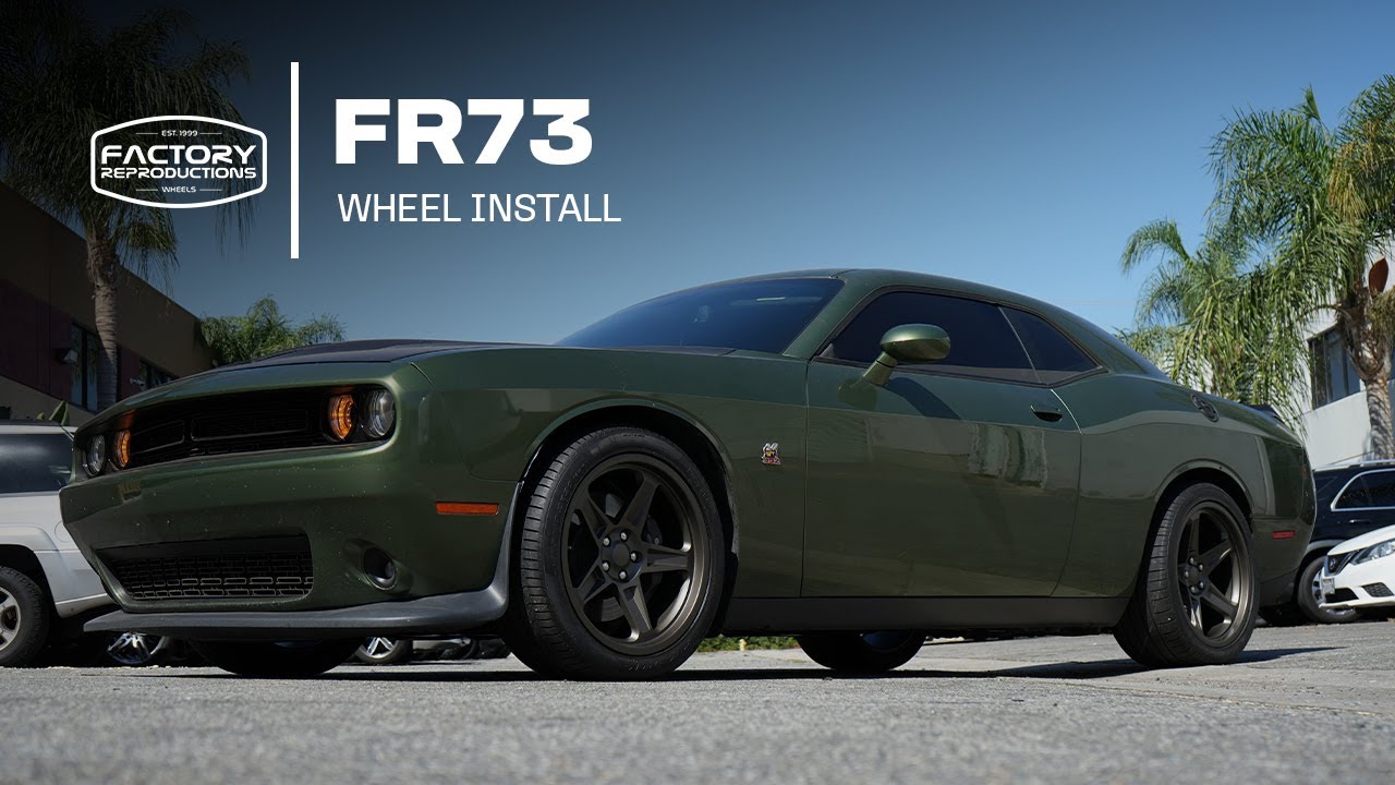 Installing FR73 Demon Replica Wheels on 2022 Scat Pack Challenger ...