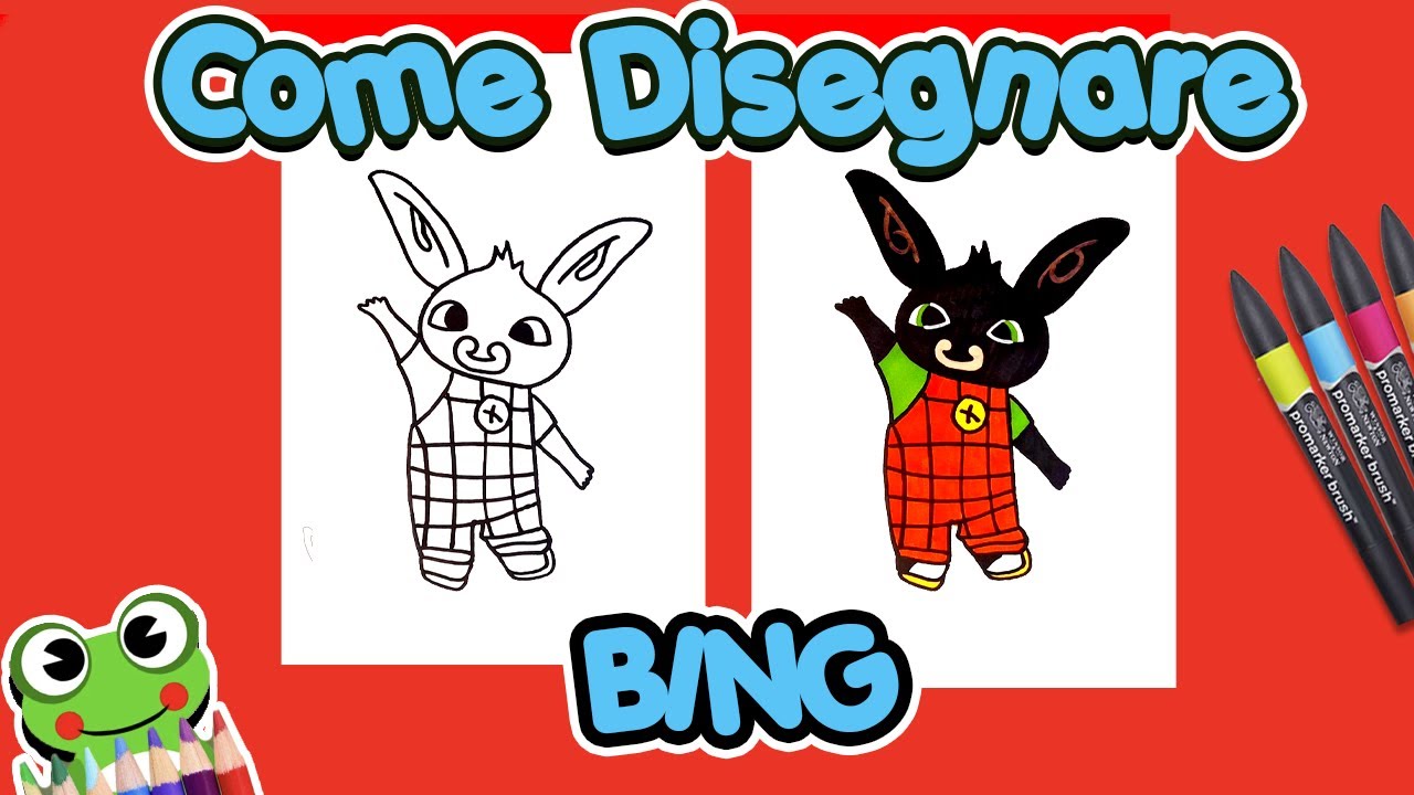 Come Disegnare Bing: Tutorial Facile per Bambini - YouTube
