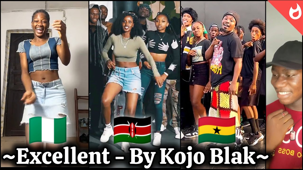 New Viral Tiktok Dance Challenge 🔥~ Excellent - Kojo Blak ft. Kelvyn ...