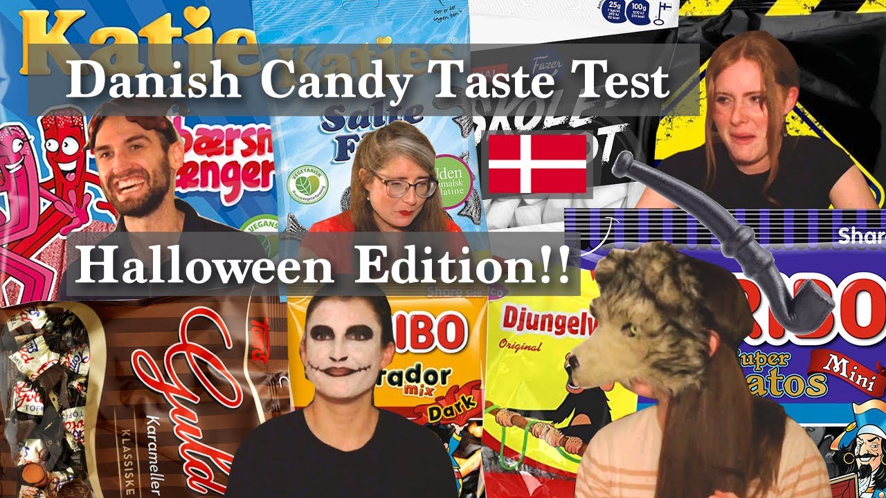 Danish Candy Taste Test Part 2 - Halloween Edition!! - YouTube