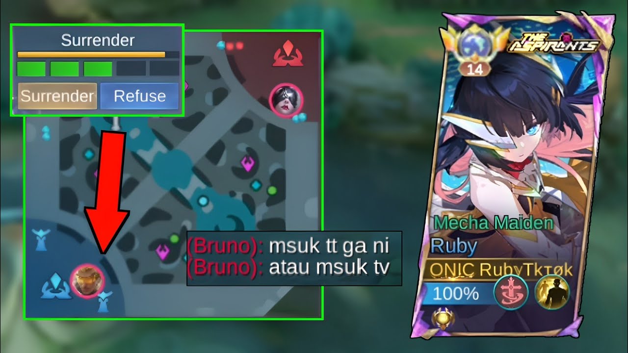 Epic Comeback Ruby Tktok!! Diremehkan Sampe Di Ledekin Musuh! - YouTube