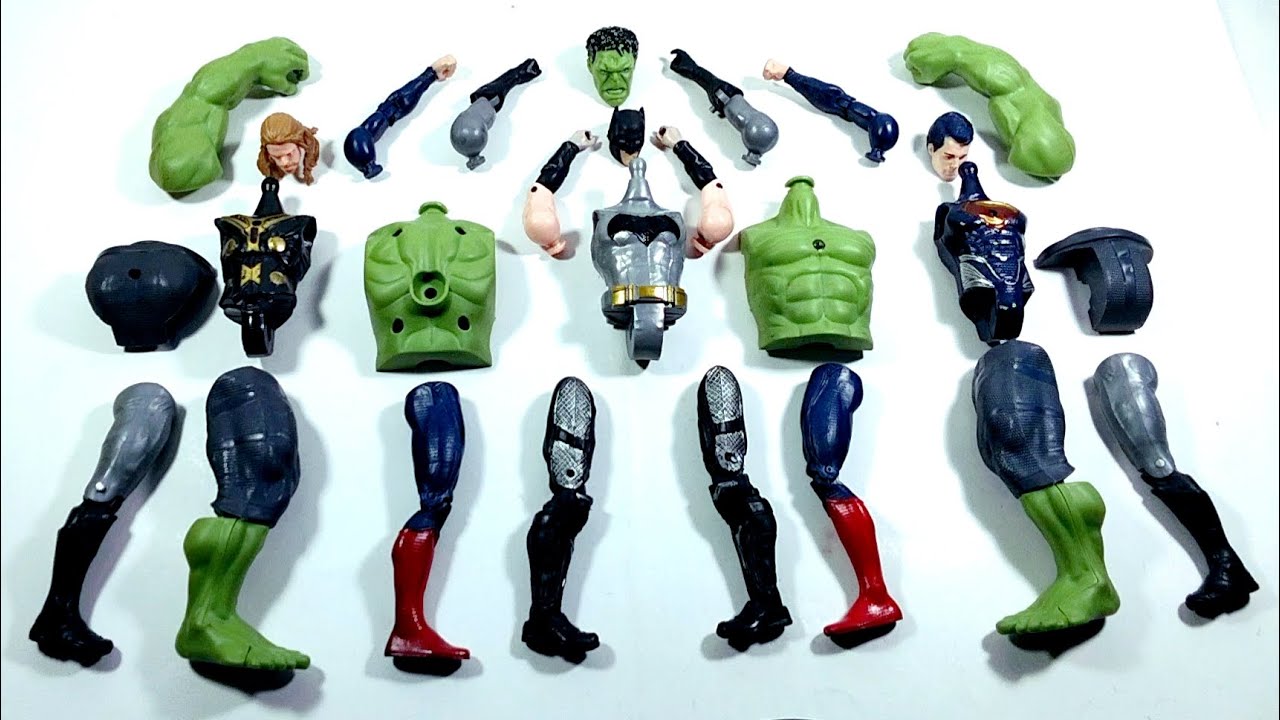 MERAKIT SUPERHERO TOYS SUPERMAN,HULK SMASH,BATMAN, CAPTAIN THOR ...