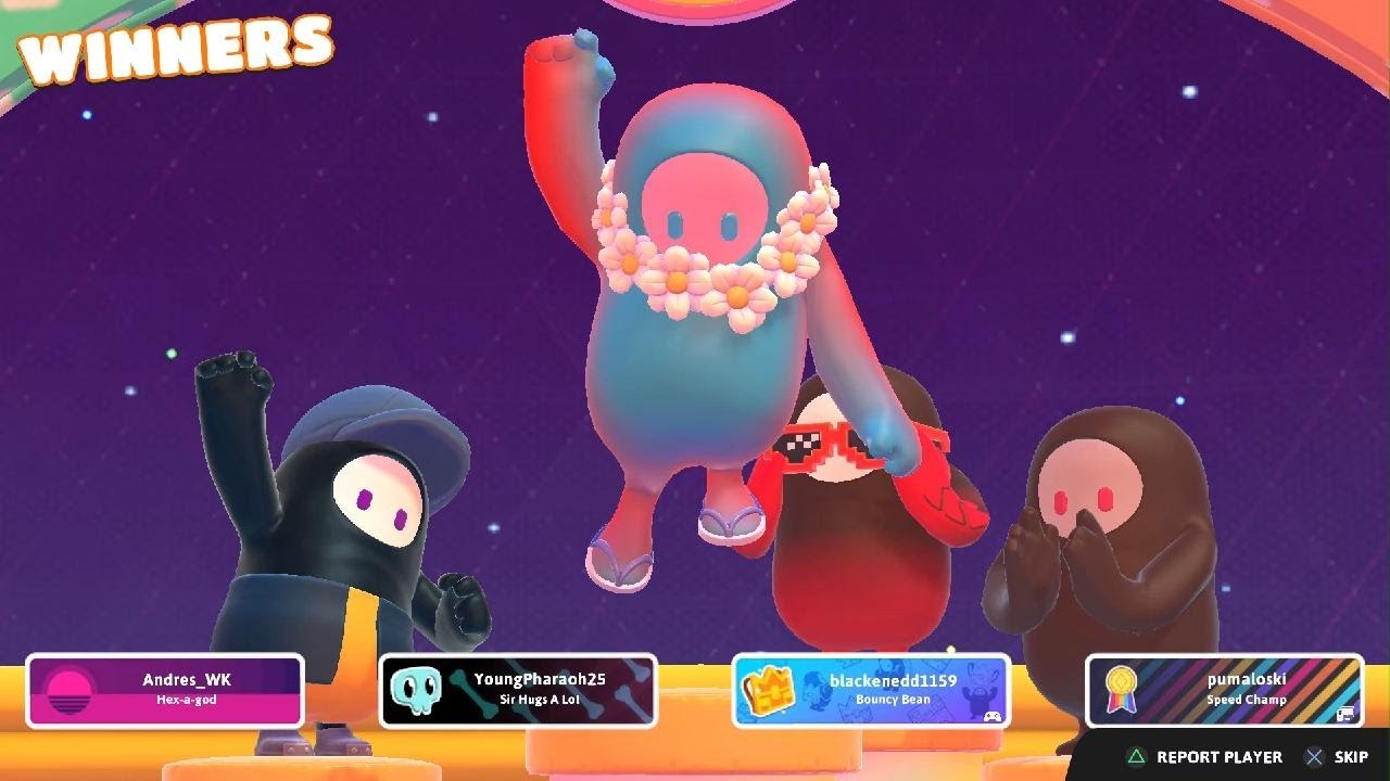 Fall Guys - Squads Show Victory (Full Match) - YouTube