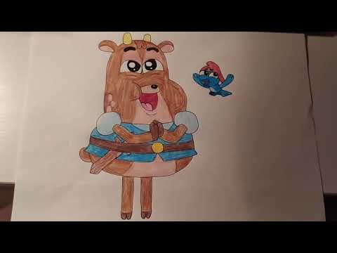 Prince Ivandoe and Bert from "The Prince and the Dreamy Ogre" (my draw ...