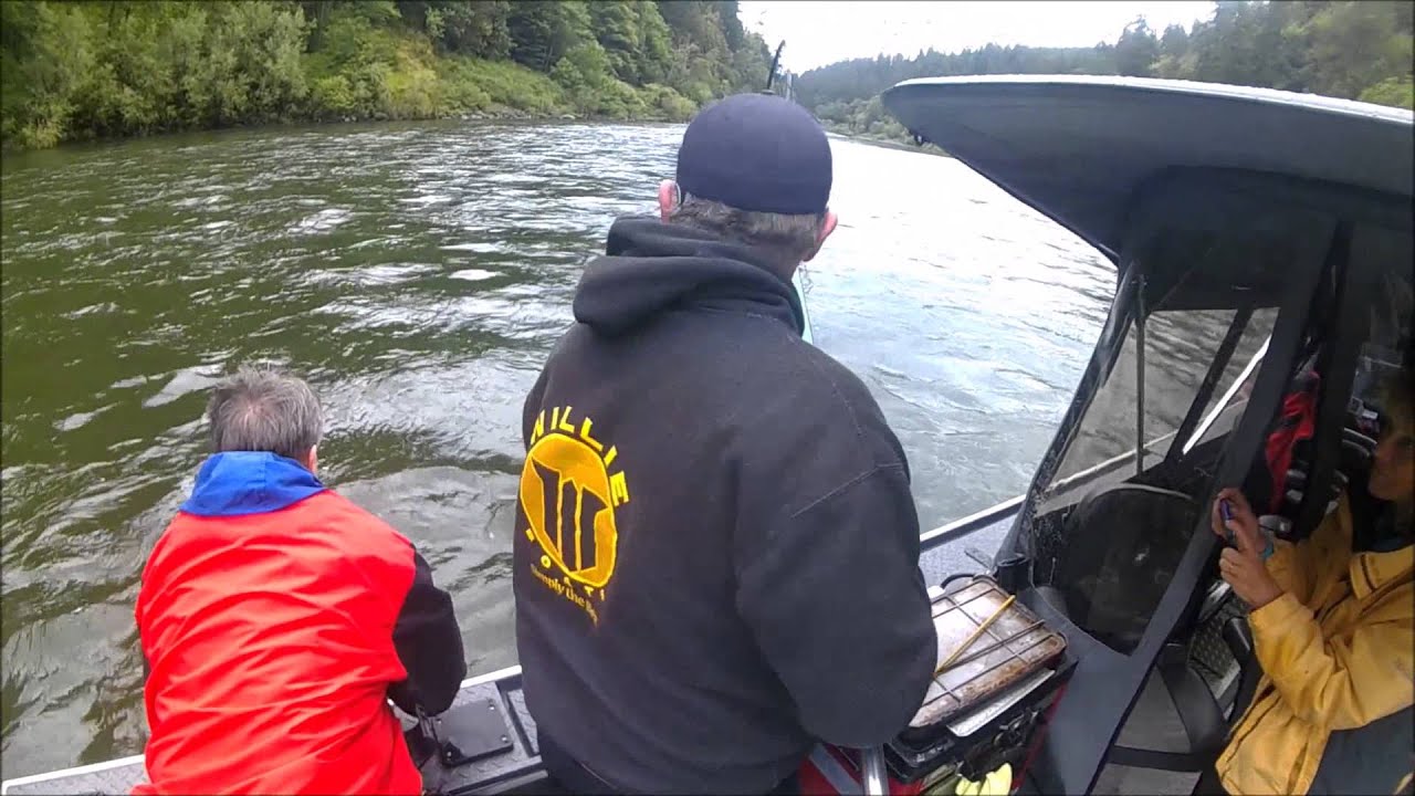 Dorrie & Dan Skadal Both Catch Big Rogue Spring Salmon May 2014 - YouTube