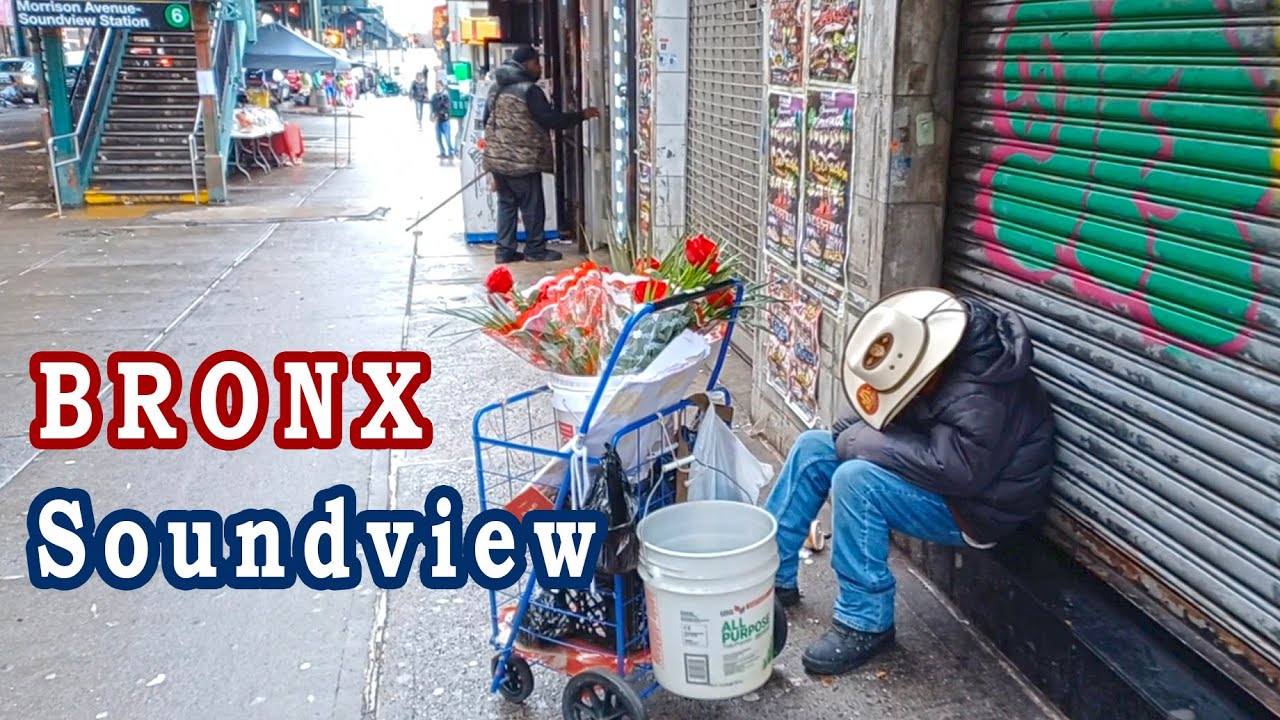 The Bronx, Soundview, walking on Westchester Avenue - YouTube