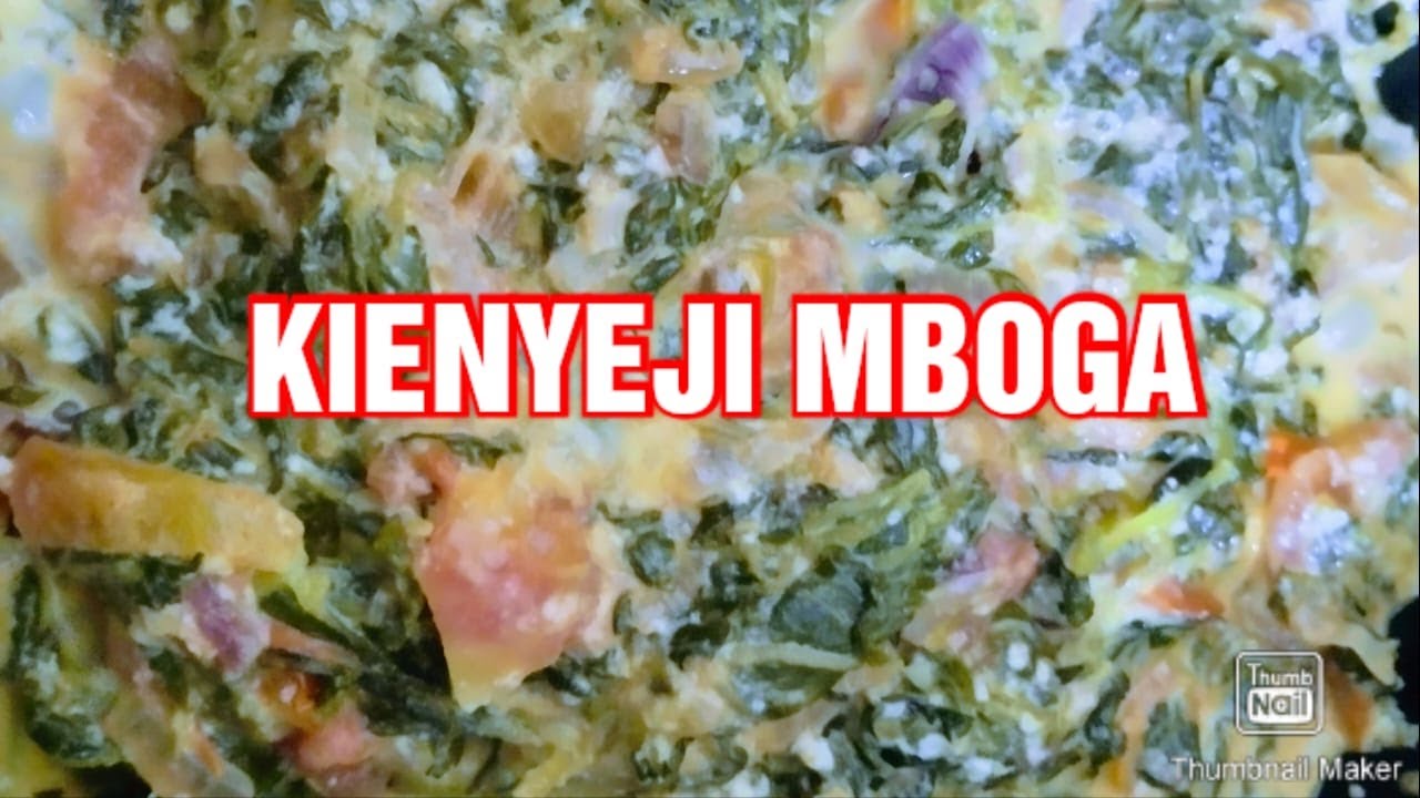 HOW TO COOK KIENYEJI MBOGA(SAGAA)//SIMPLE AND QUICK RECIPE//YUMMY👌😋😋😋 ...