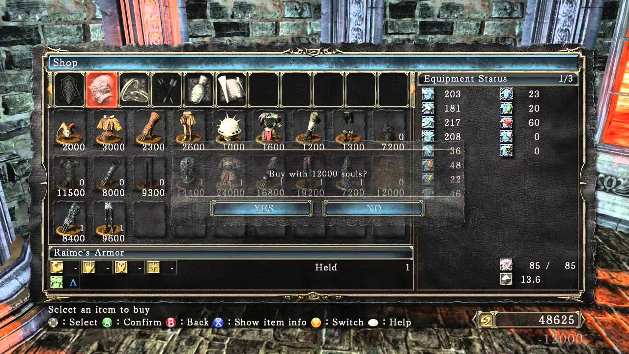 Dark Souls 2 - Crown of the Old Iron King - Sir Alonne/Raime Armor ...