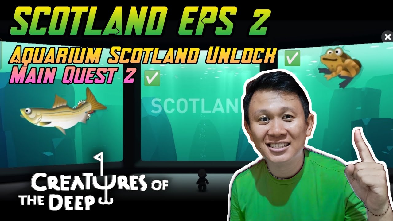POWAN Creatures of the Deep Scotland Main Quest 2 Day 1 #scotland - YouTube