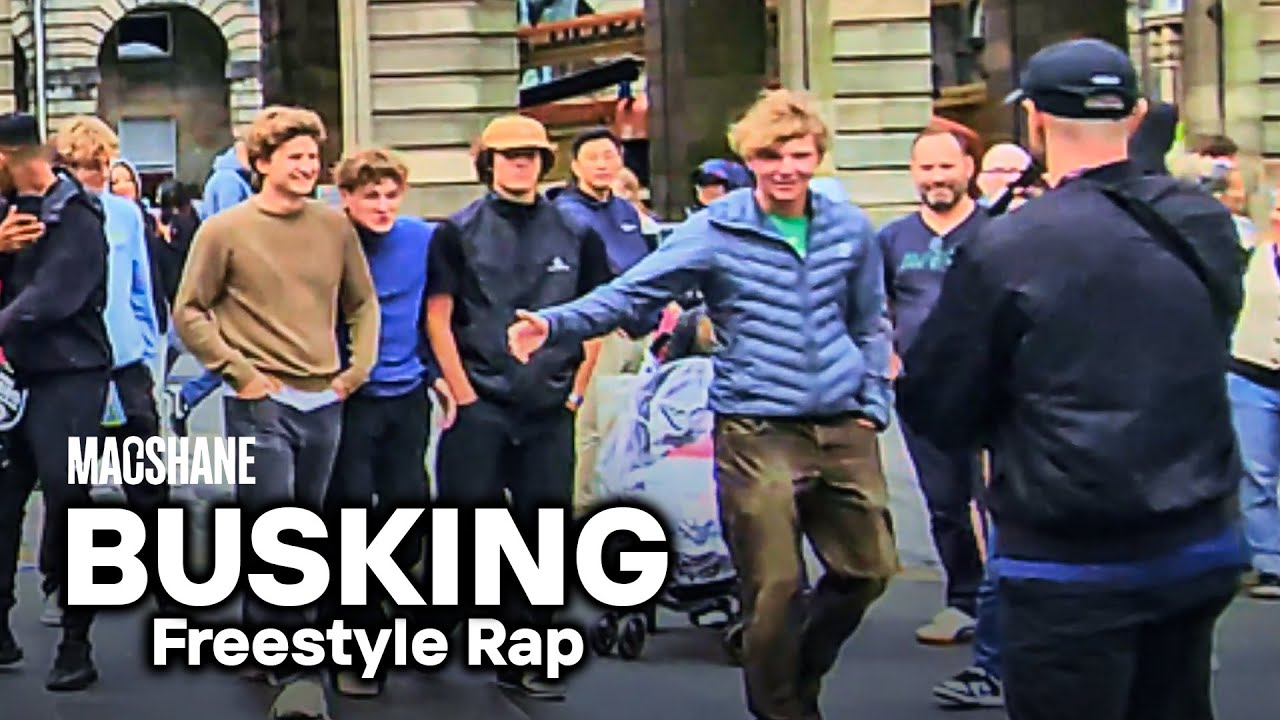 Can ONE Aussie FREESTYLE Rapper win over Edinburgh's BUSIEST Street ...