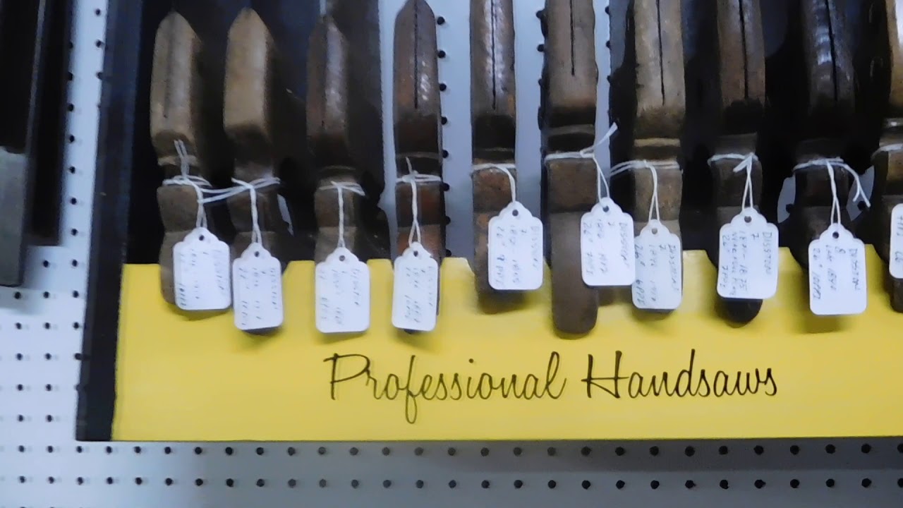 Disston Saw Displays - YouTube