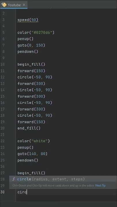 Facebook Logo Design using Python Turtle Library 😎😎 || Infinite Coder #shorts #infinitecoder ...