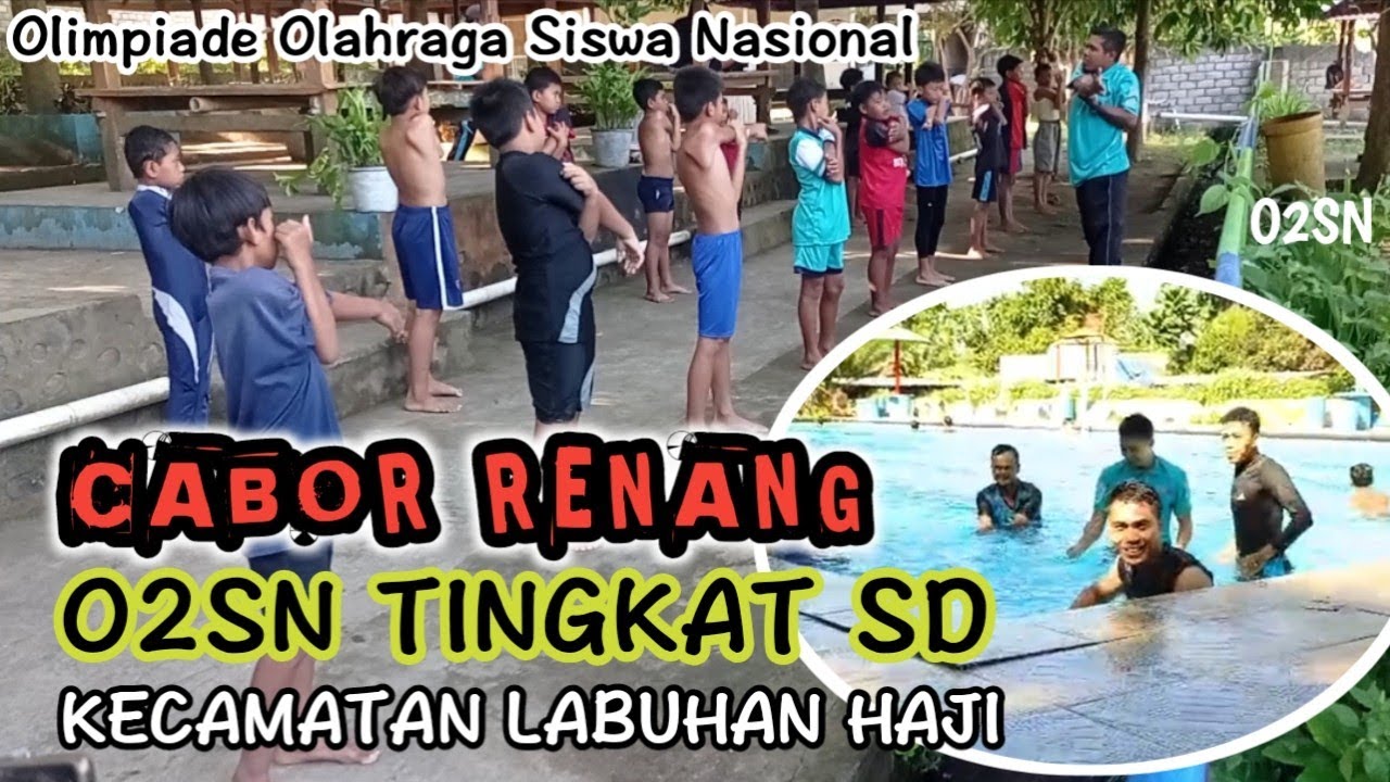 O2SN Cabor Renang Tingkat SD Kecamatan Labuhan Haji - YouTube
