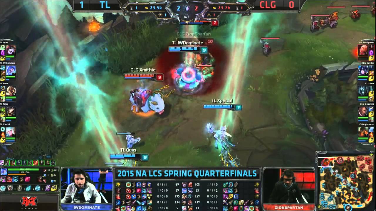 LCS NA Spring 2015 Playoff: CLG vs TL G2 | Counter Logic Gaming vs Team Liquid G2 (04.04.2015 ...