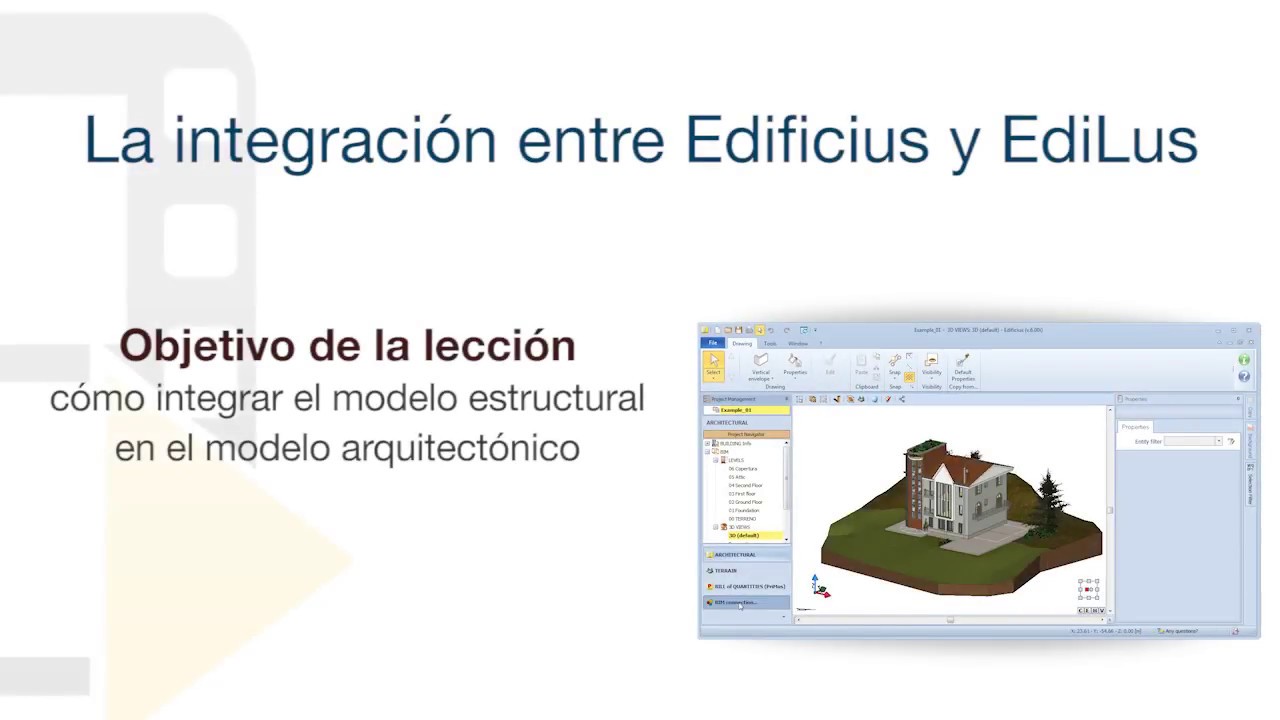 Tutorial de Edificius - La integración entre Edificius y EdiLus - ACCA software - YouTube