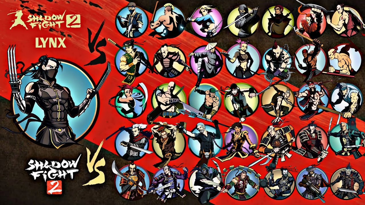 Shadow Fight 2 | Young Lynx vs All Bodyguards - YouTube